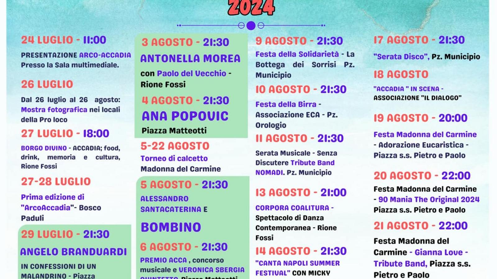 Visit Monti Dauni - Accadia: Estate 2024